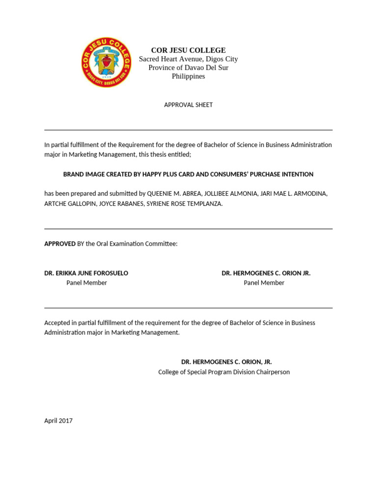 Approval Acknowledgement Abstract | PDF