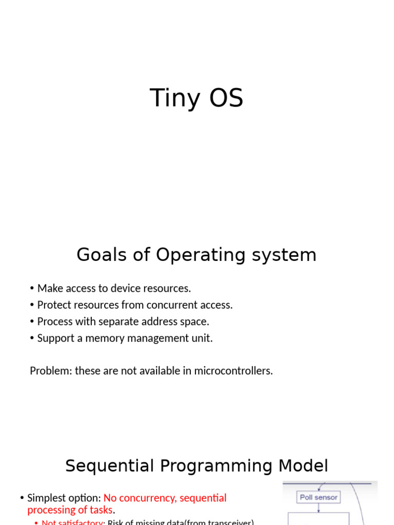 TinyOS | PDF | Wireless Sensor Network | Operating System