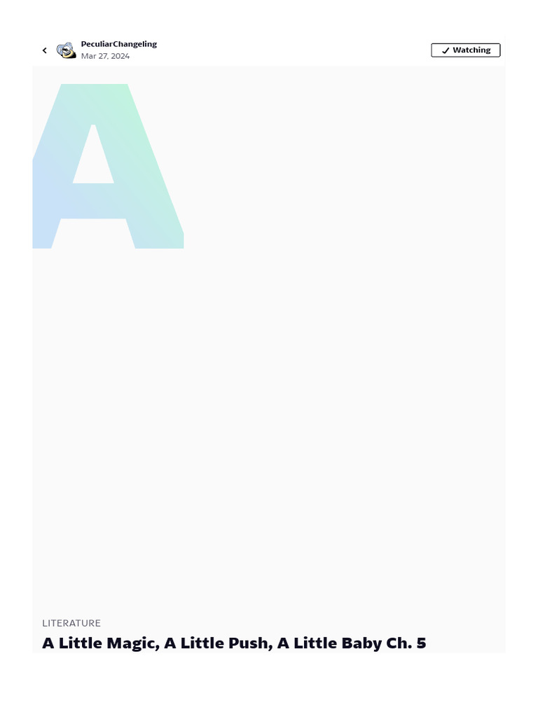 5. a Little Magic, A Little Push, A Little Baby Ch. 5 by ...