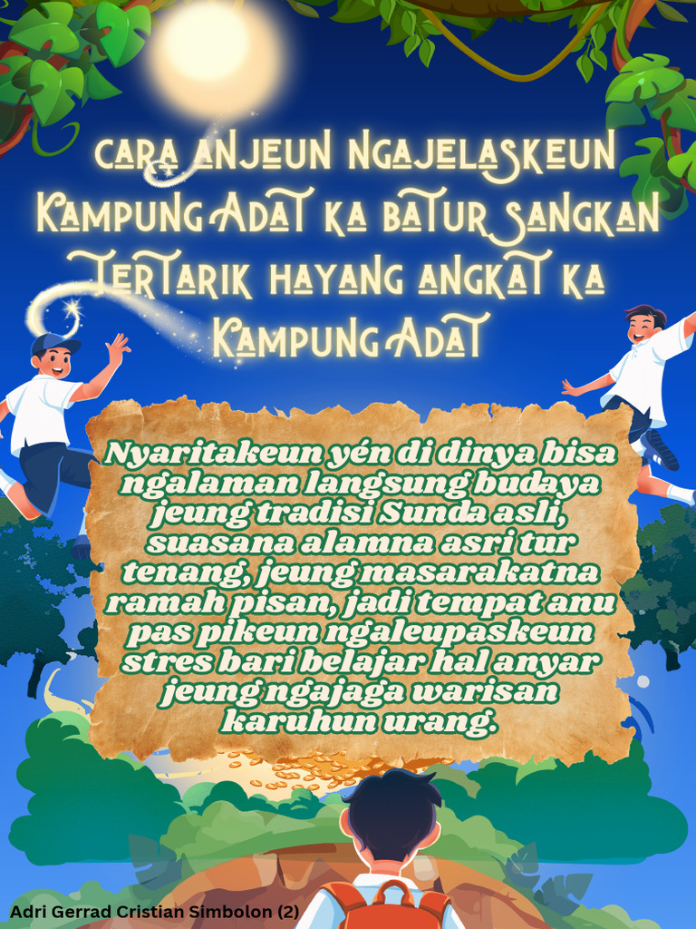 Poster Class Meeting Sekolah Biru Dan Kuning | PDF