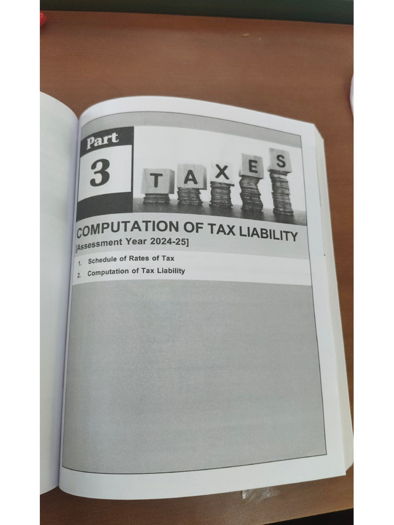Computation of Tax Liability | PDF