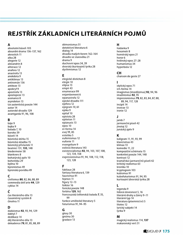 Literatura V Kostce Pro SŠ. Marie Sochrová | PDF