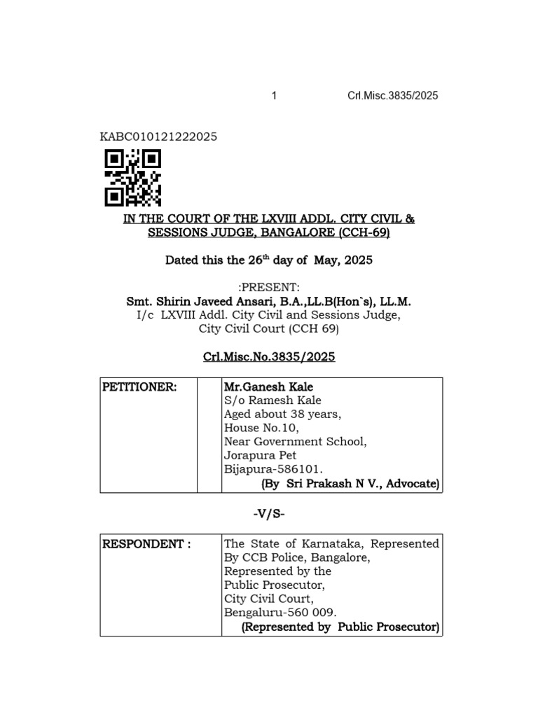 Citation For Parity, Bail and Others Display - PDF | PDF | Bail ...