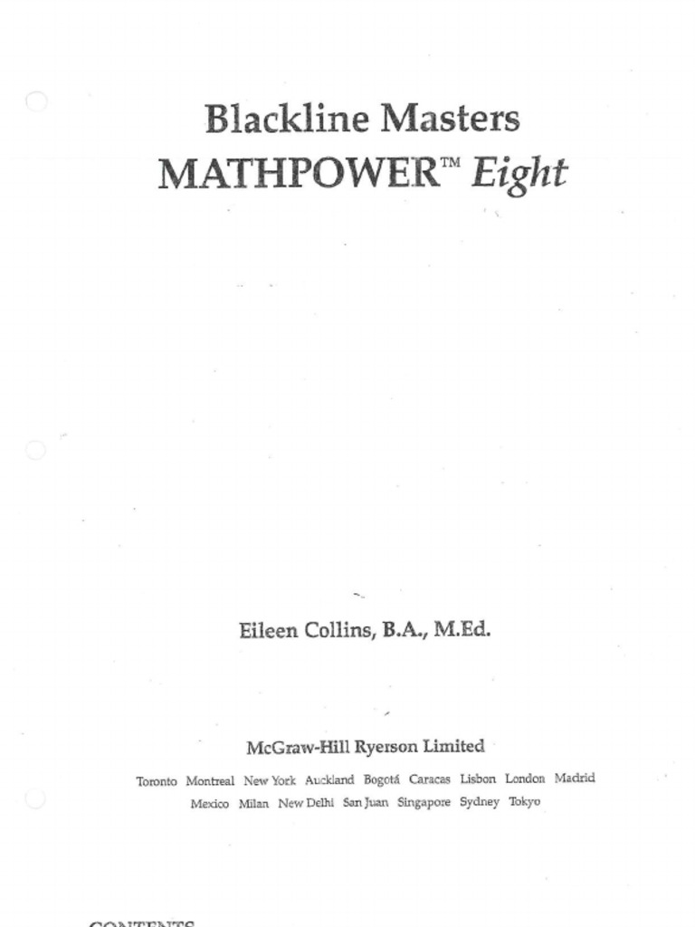 Math Power Grade 8 Compressed | PDF
