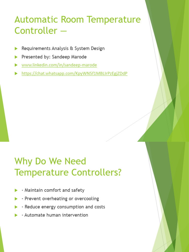 Project - Automatic Temp Controller | PDF