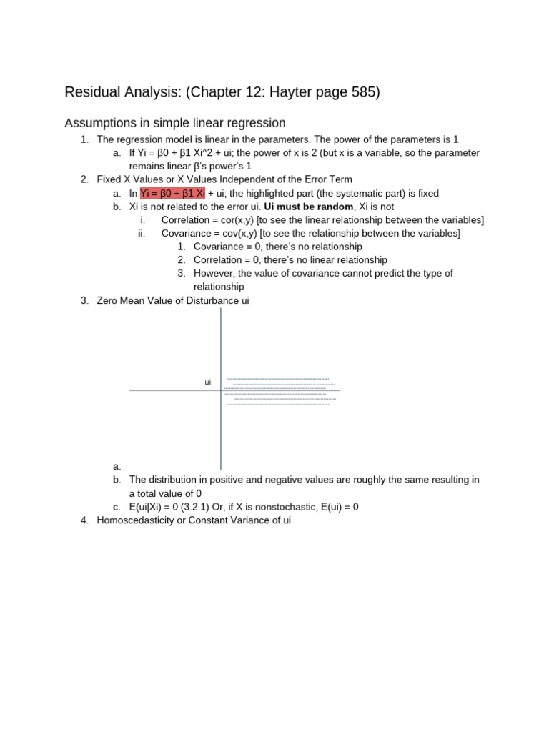 Regression Analysis - 5004 - Lecture 4 - 21 March 2025 | PDF | Errors And Residuals | Linear ...