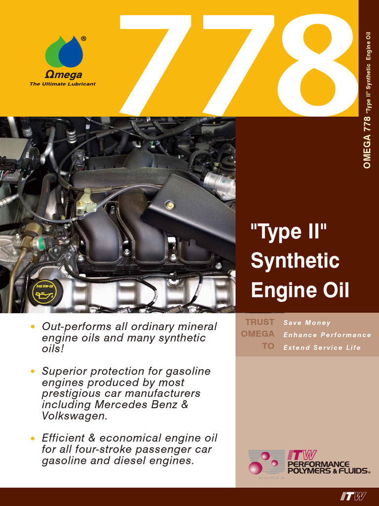 Ome 778 Eng DM 160101 | PDF | Motor Oil | Engines