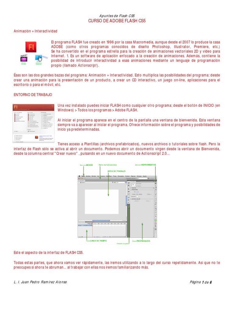 Introducción a Adobe Flash CS5 | PDF | Adobe Flash | Herramientas