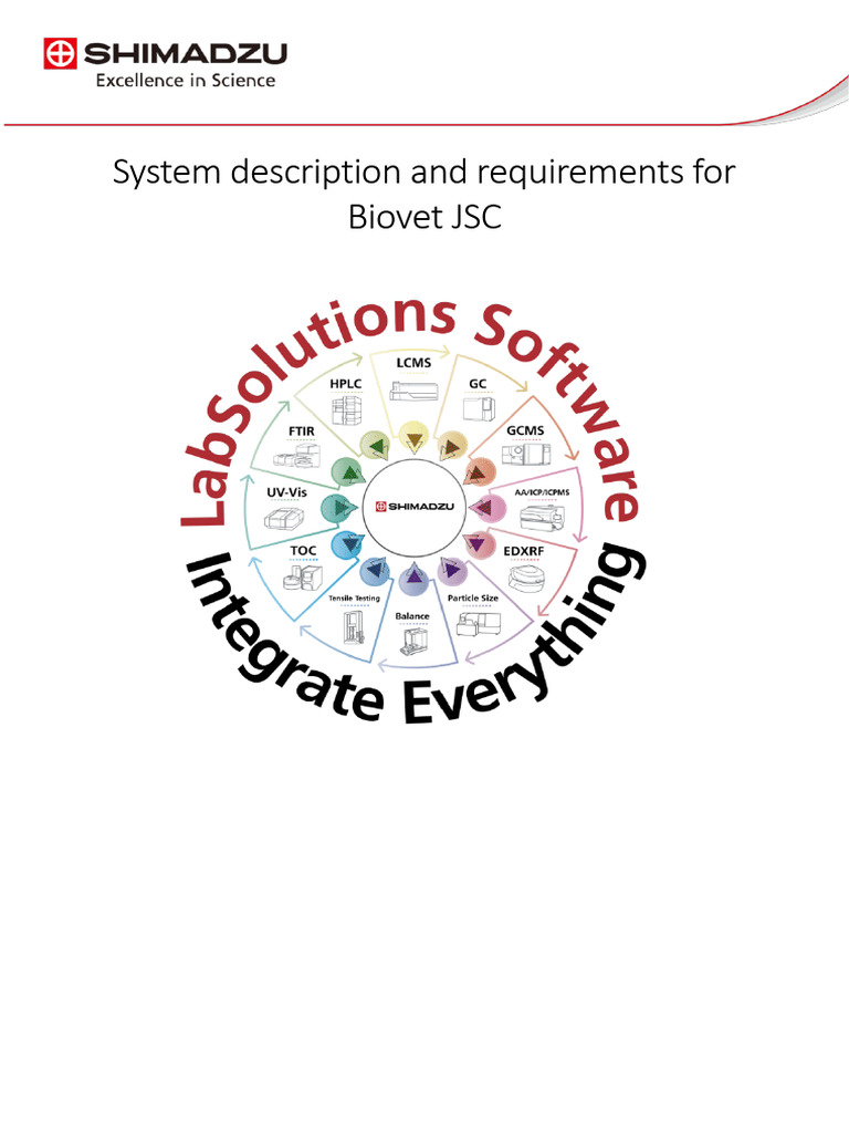 System Description and Requirements Biovet LS CS | PDF | Microsoft Sql ...