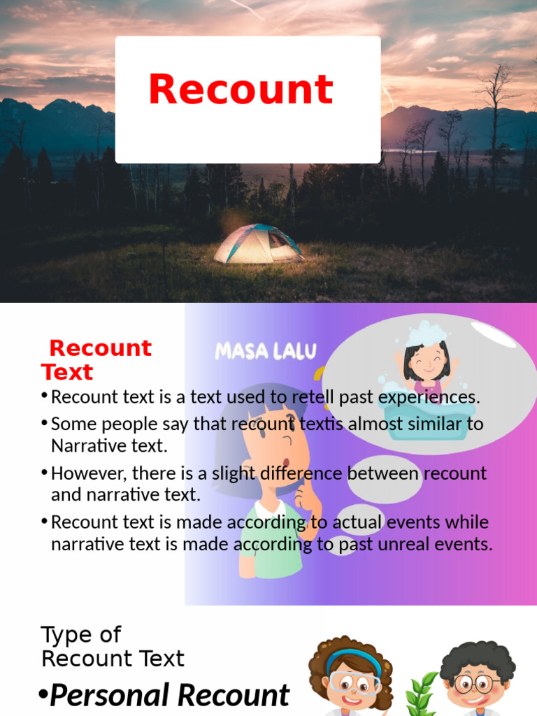 Recount Text | PDF