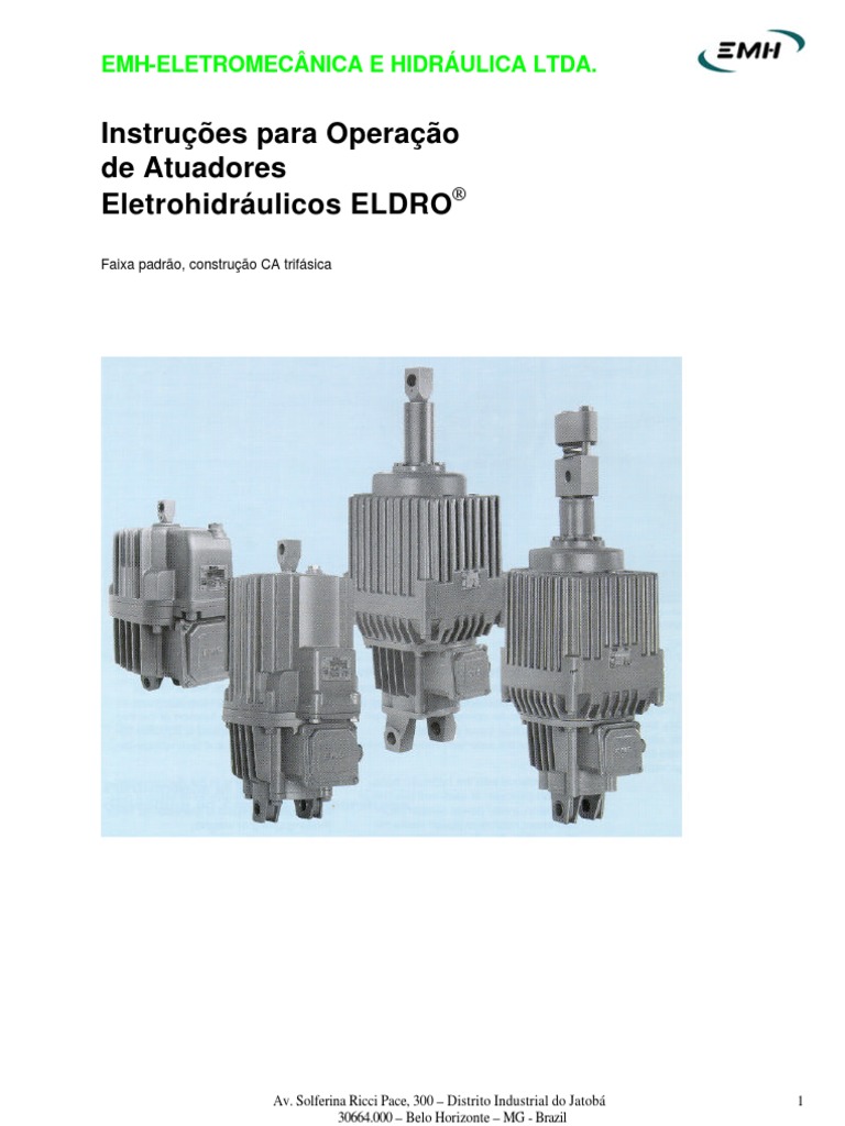 Manual Eldro Edn Portugues | PDF | Freio | Motores