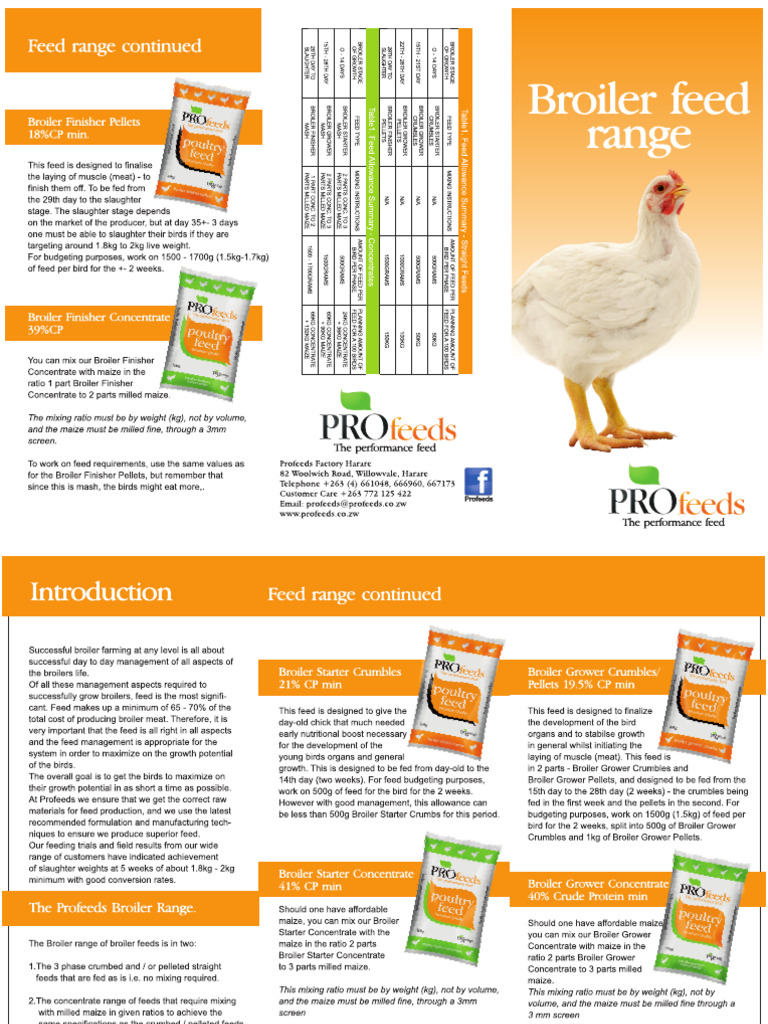 Broiler Leaflet July 1 | PDF