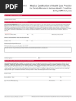 FAMLI Serious Health Condition Form | PDF | Health Care | Patient
