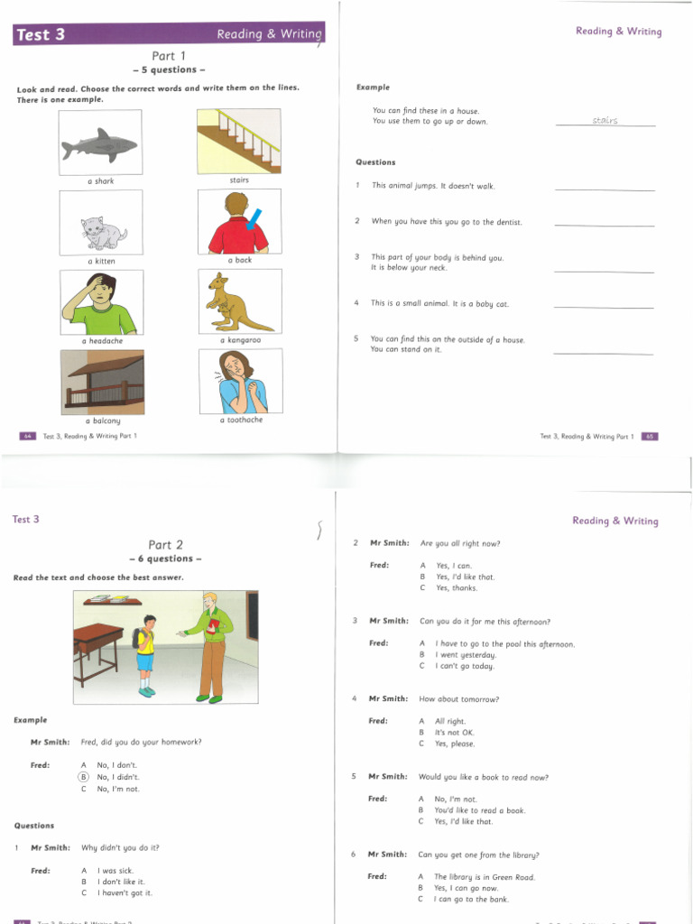 A1 Test 3 RC Writing | PDF