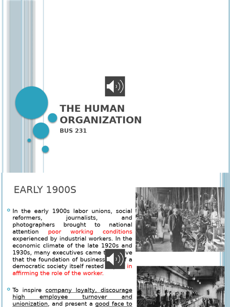 Human Relations Movement in Early 1900s | PDF | Lighting | Employment