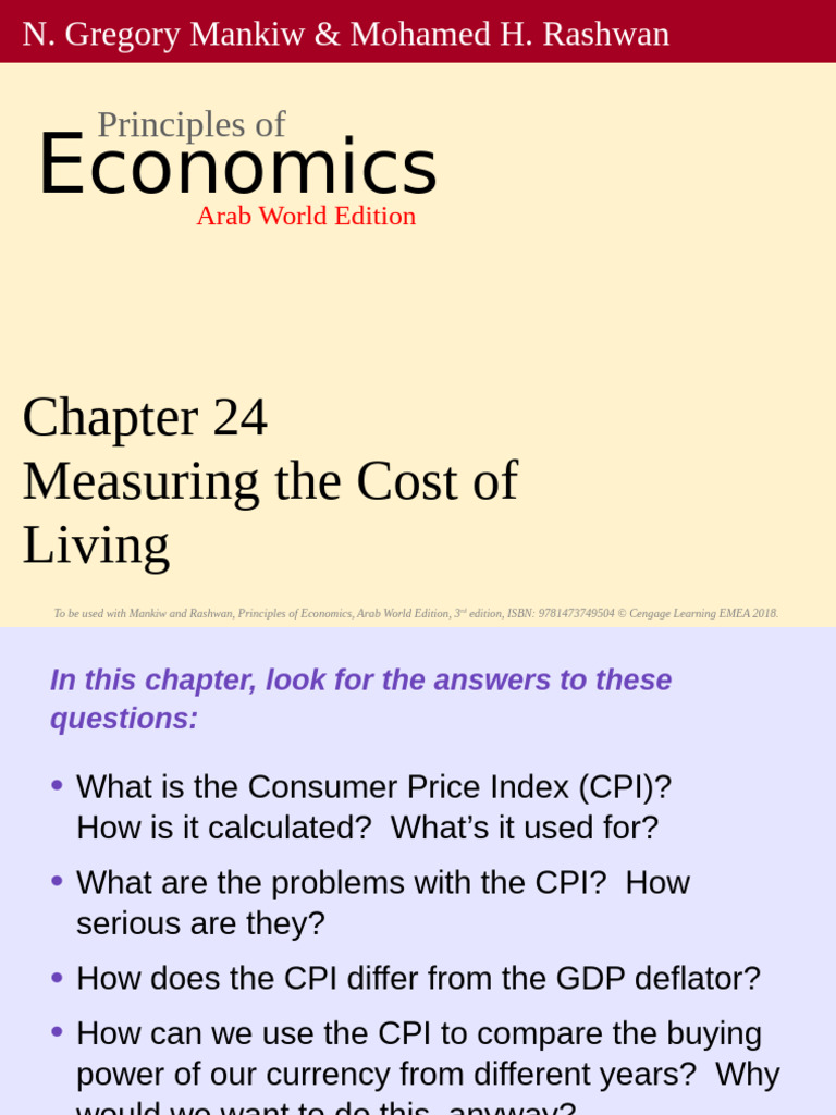 Chapter 24 Measuring The Cost of Living | PDF | Cost Of Living ...