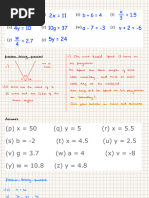 Y9 - Unit 4 - Algebra 2 | PDF