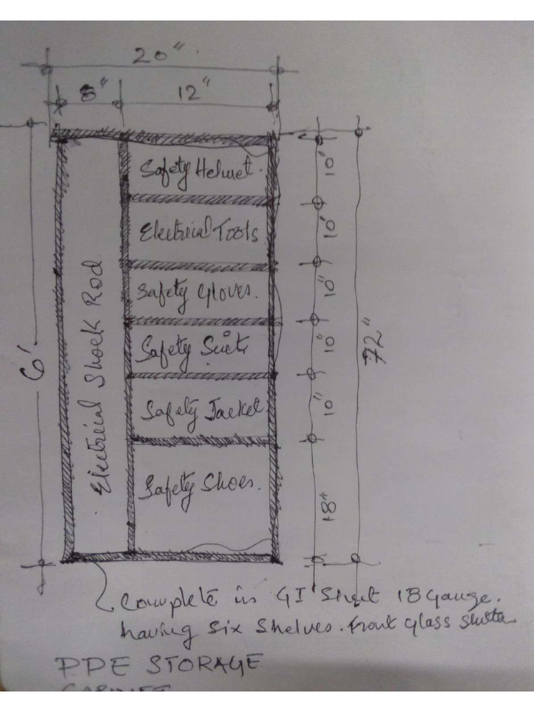 Cabinet Drawing | PDF