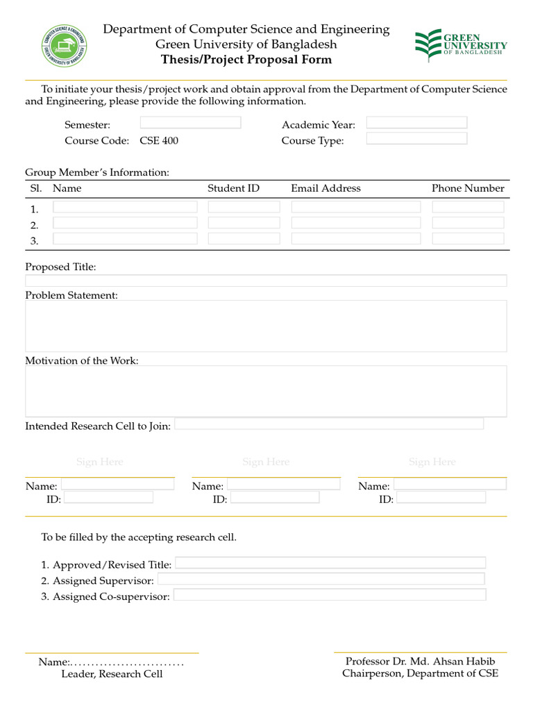 CSE - 400 - Registration - Form Final - 2 | PDF | Computing