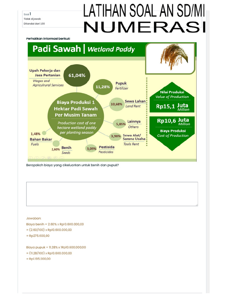 Salinan 02 Numerasi SD Ok | PDF