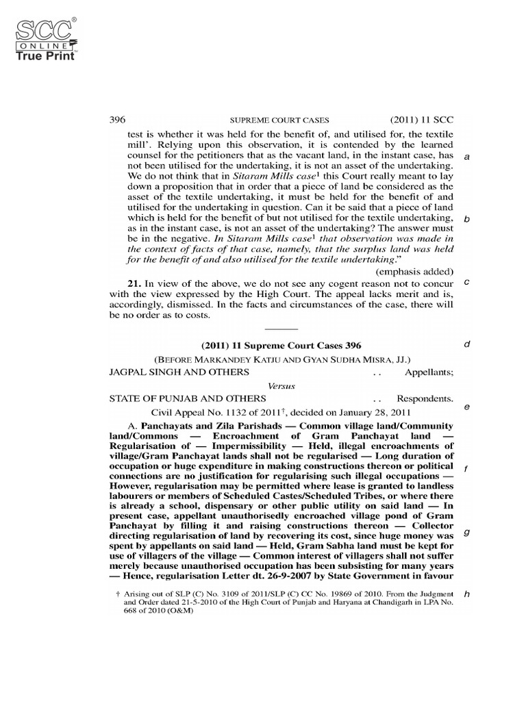 TP 2011 11 SCC 396 402 Nileshhnlu Gmailcom 20251011 232805 1 7 | PDF ...