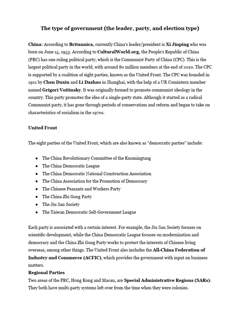 INS Communism in China (Sharon, Melvin, Noven) | PDF | Cost Of Living ...