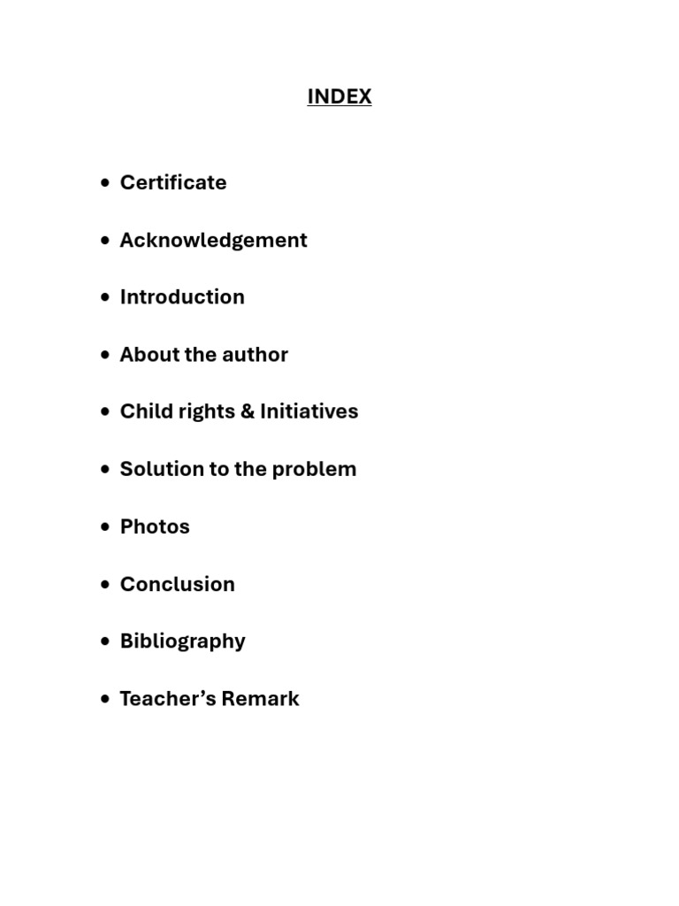 ASL SIS XII Project File 2025 | PDF | Child Labour