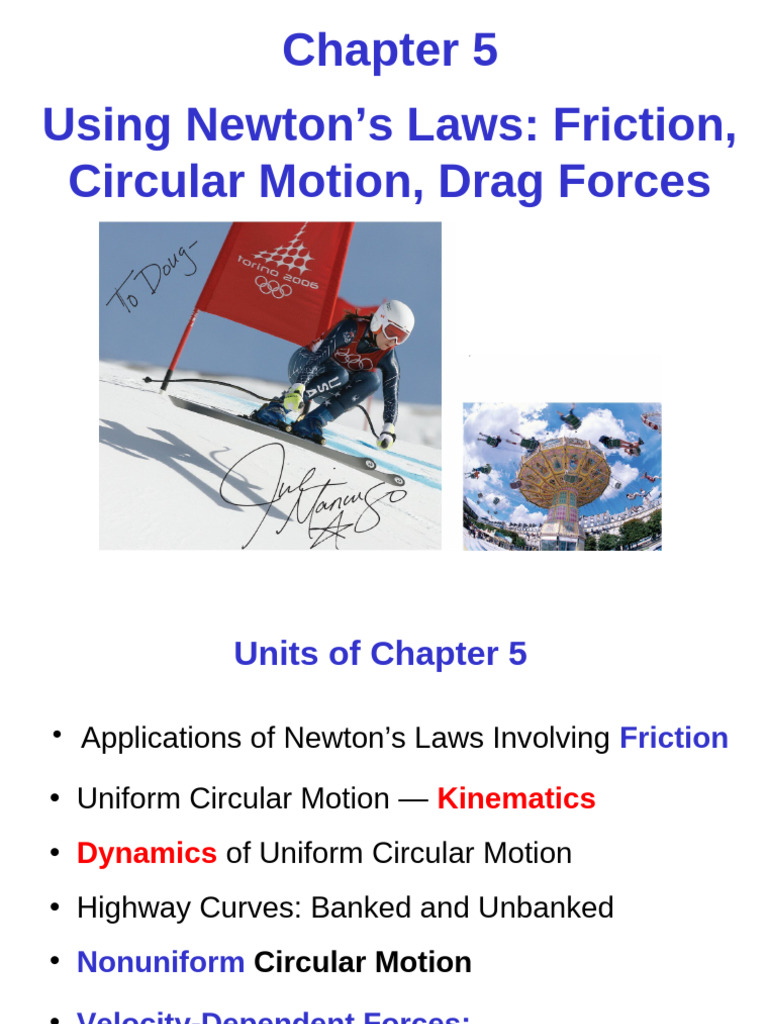 Newton's Laws: Friction & Motion | PDF | Force | Friction