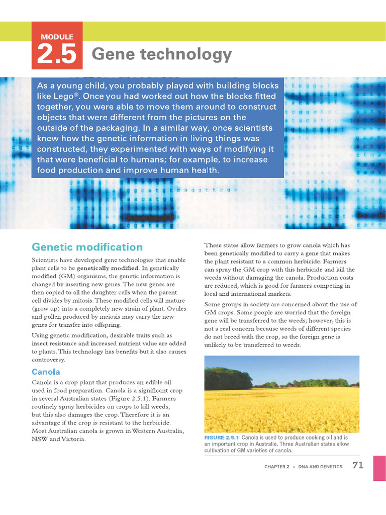 2.5 Gene Technology 2 | PDF