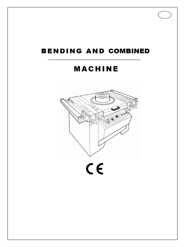 Bending and Cutting Machine Manual | PDF | Ac Power Plugs And Sockets ...