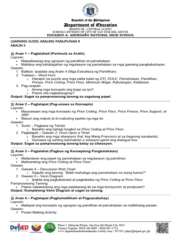 Ap 9 Learning Guide Oct 16-22 25-2 | PDF
