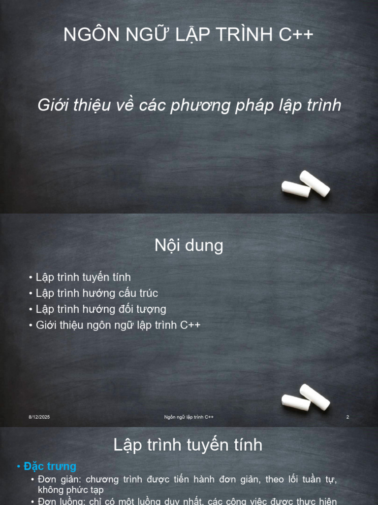 Chương 1. Giới Thiệu Các Pplt Và Cpp-2025 | PDF