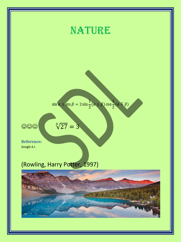 Nature | PDF