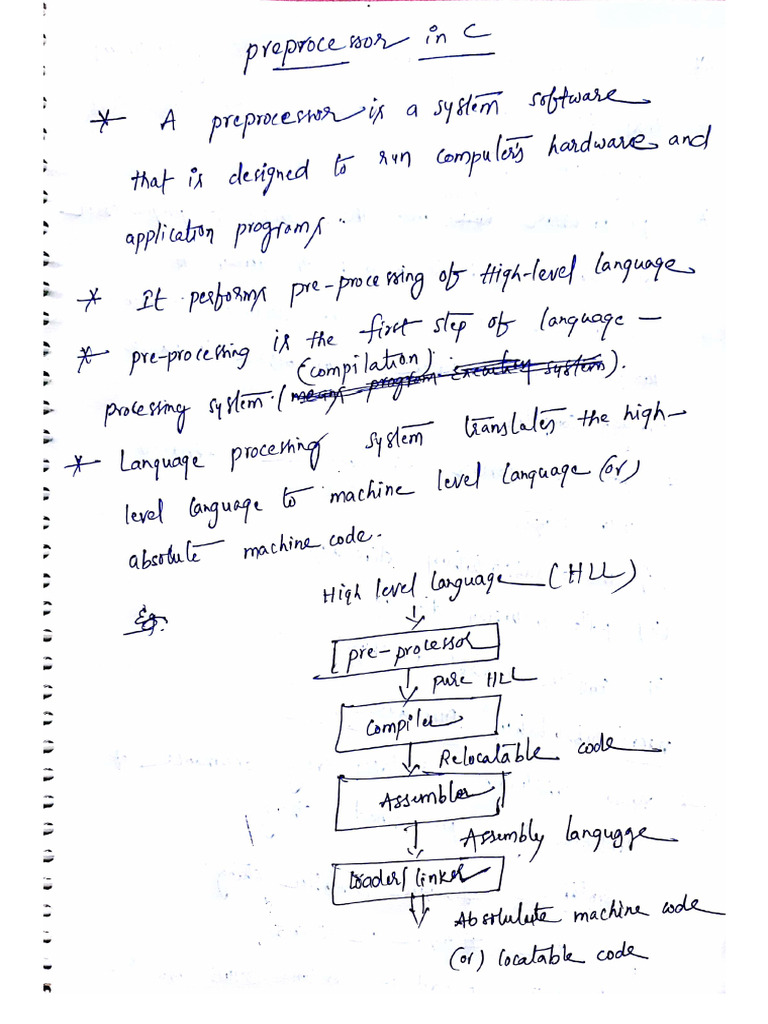 Pre Processor in C | PDF