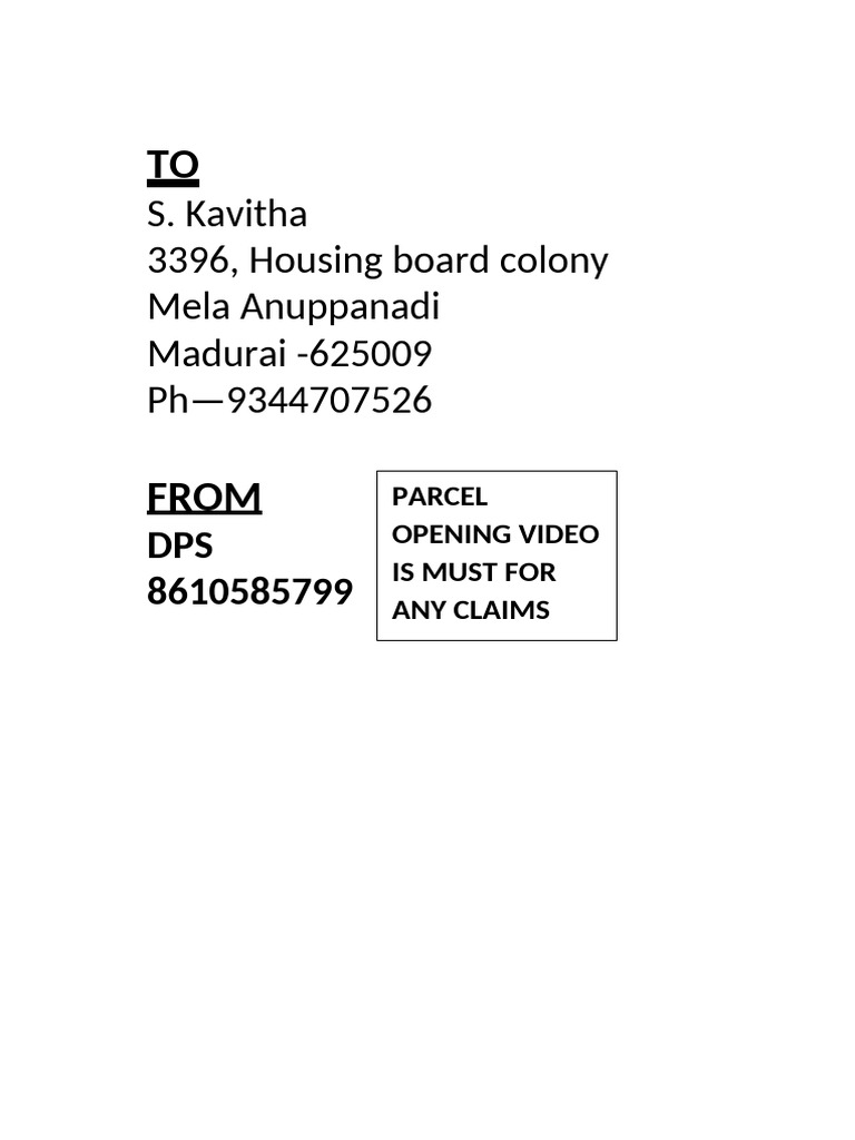 Soft Silk Address Today | PDF