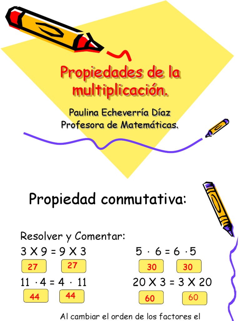 Propiedades de La Multiplicación | PDF