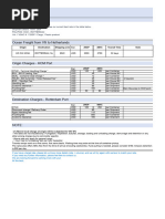 HMM Local Charges Export Tariff Guide | PDF | Supply Chain Management
