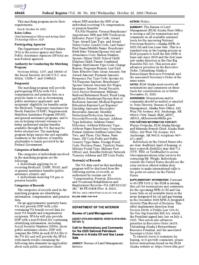 Oil and Gas Leasing NPRA | PDF