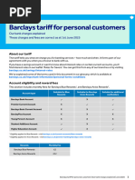 Barclays Premier Current Account Fees | PDF | Transaction Account ...