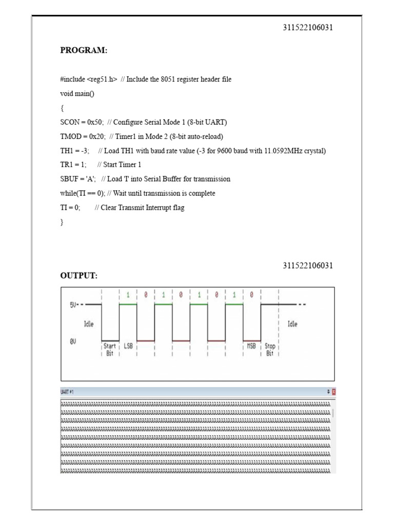 STM32 and 8051 Microcontroller Programs | PDF | Computer Engineering ...