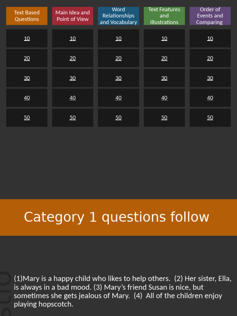 04 - 3rd Grade NWEA MAP Game - Reading ELA For PowerPoint or Google ...
