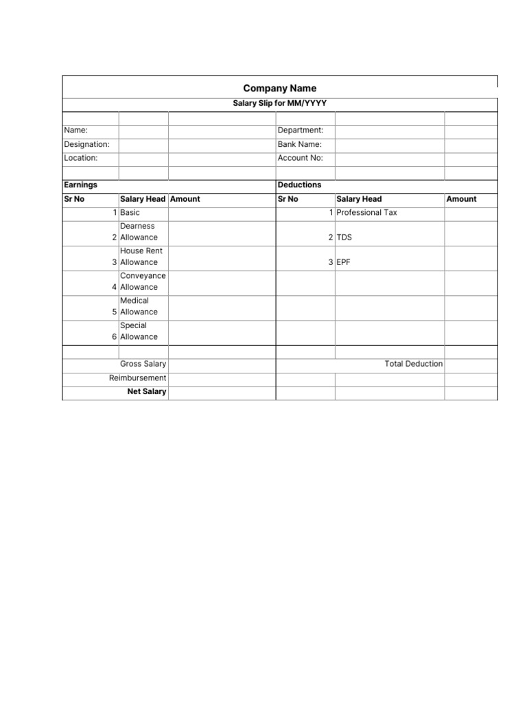 Salary Slip Docs | PDF