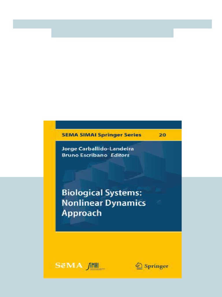 Biological Systems Nonlinear Dynamics Approach Jorge Carballido ...