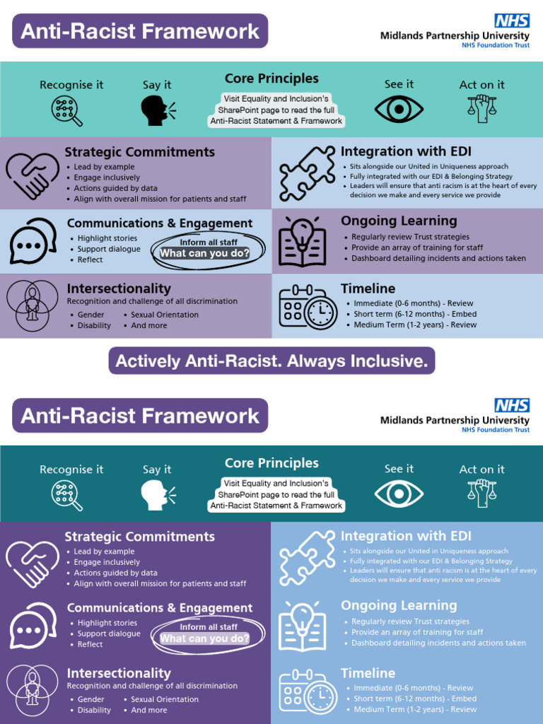 MPFT Anti Racist Statement Infographic (Draft v1) - 2 | PDF ...