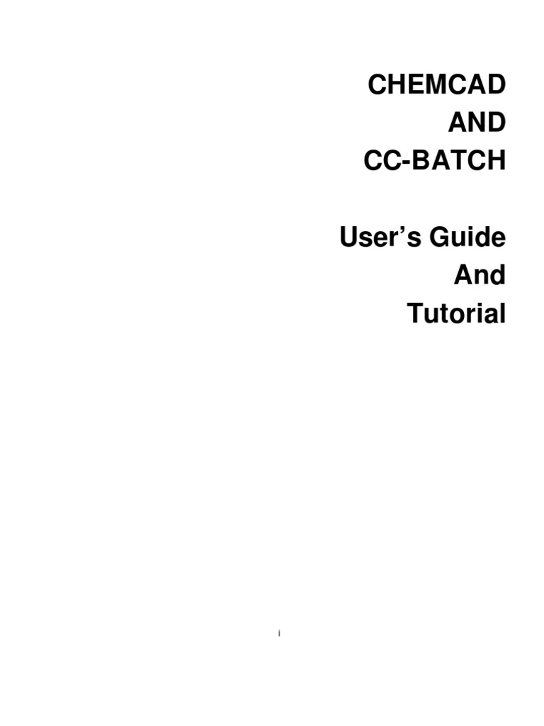 Chemcad Users Guide Pdf License Software