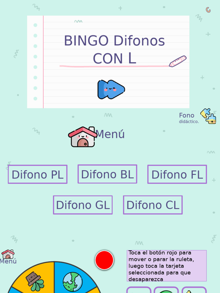 Bingo Difonos Con L | PDF