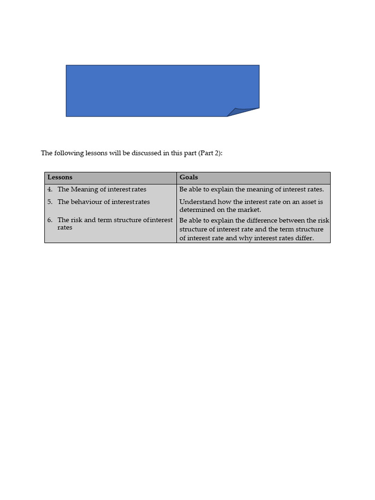 Understanding Interest Rates and Their Dynamics | PDF | Interest ...