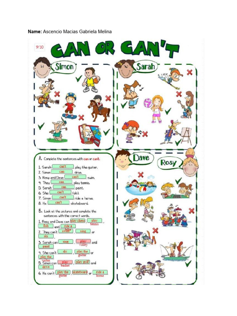 Can or Cant | PDF