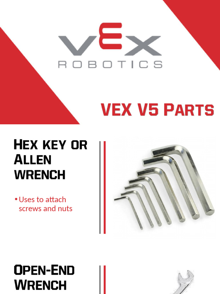 VEX V5 Parts Overview and Usage | PDF