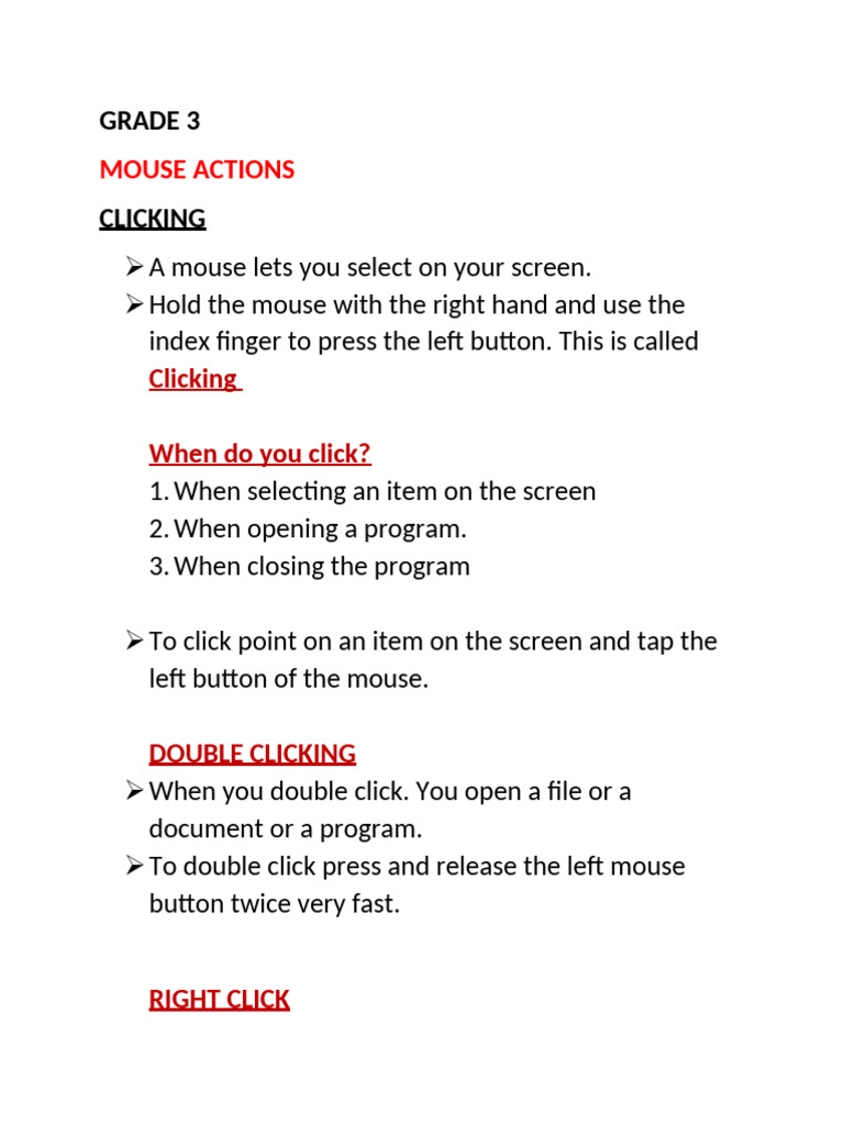 Grade 3 Ict | PDF